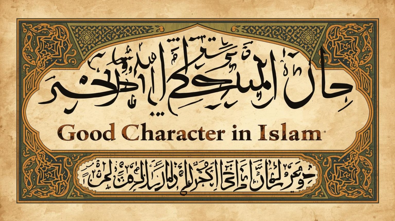 Emphasis on Good Character and Manners in Islam - Muslim voice Matters